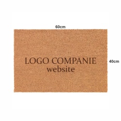 Covor de intrare personalizat - 60x40cm - doar logo si website