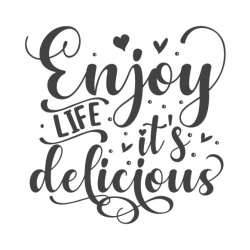 Sticker Bucatarie - Life is delicious