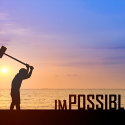 Tablou Motivational - There Is No Impossible