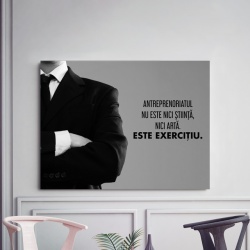 Tablou Motivational - Entrepreneurship Is Not A Science