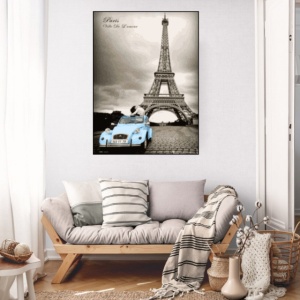 Pariz 3D , uramljena slika 50x70cm