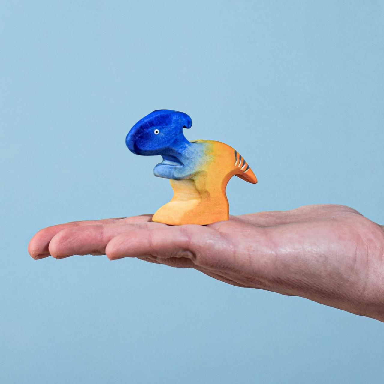 Wooden Parasaurolophus Set | Handcrafted Waldorf Montessori Toy | Bumbu ...