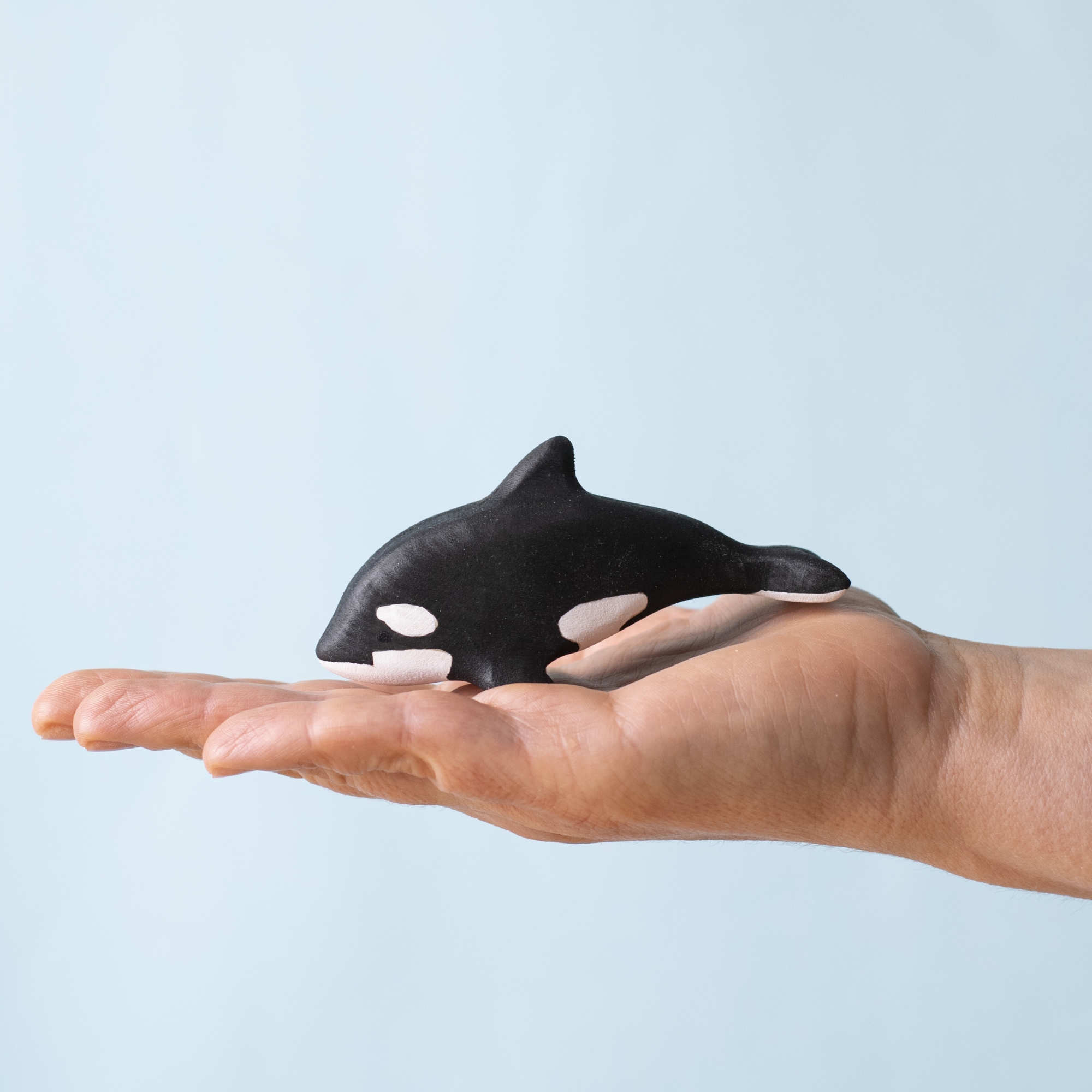 Baby Orca – Wooden Montessori Sea Toy | Eco-Friendly & Handcrafted