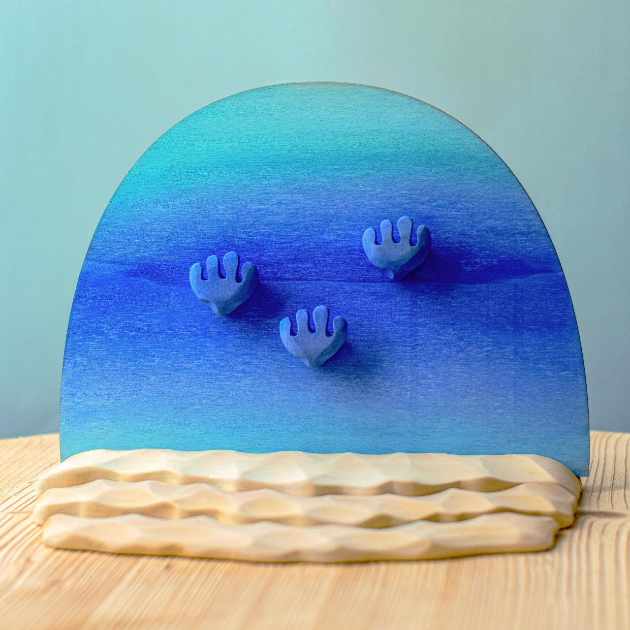 Deep of the Ocean Set | Handmade Wooden Marine Life Toys | BumbuToys