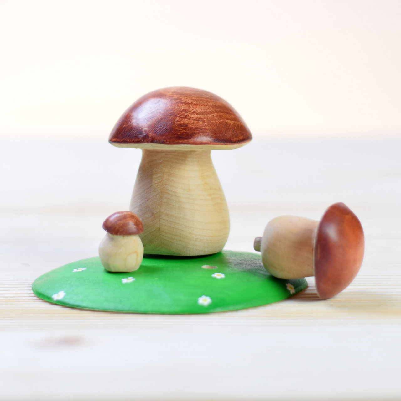 Bumbutoys Mushroom Set | Handcrafted Wooden Toys for Imaginative Play