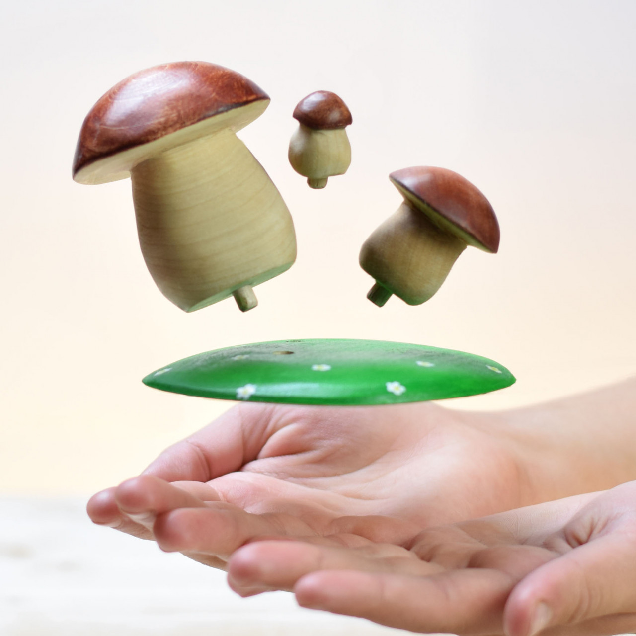 Bumbutoys Mushroom Set | Handcrafted Wooden Toys for Imaginative Play