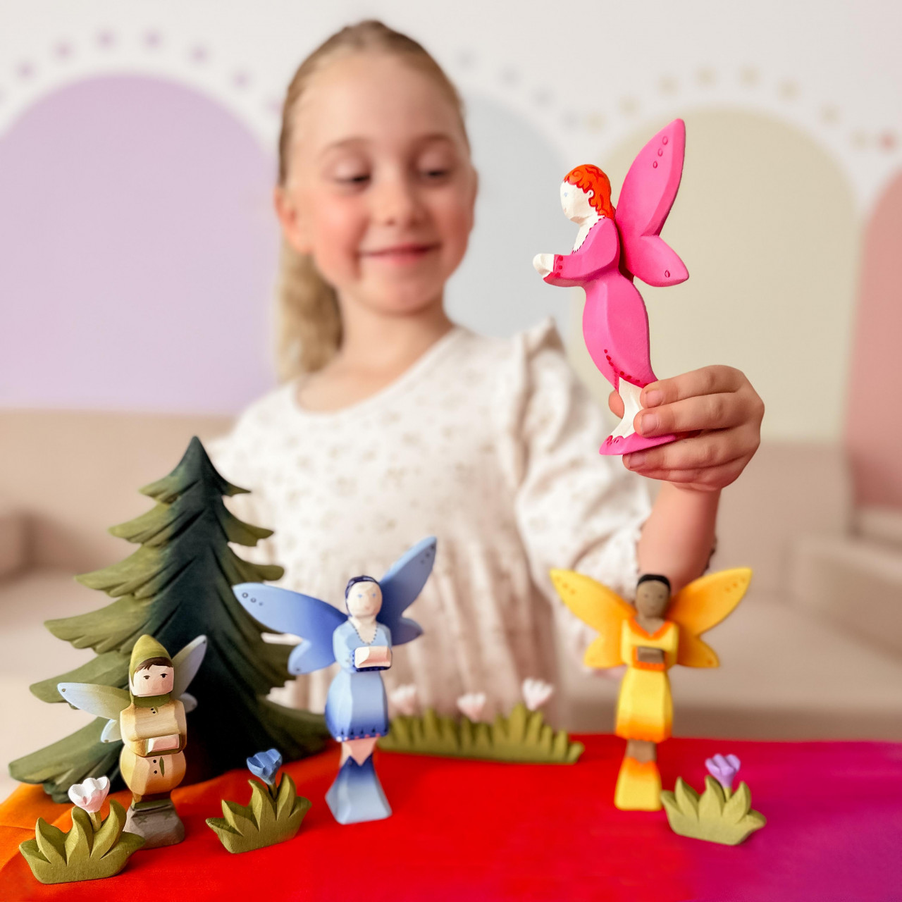 Blossom Fairy Wooden Toy | Springtime Magic | Bumbutoys