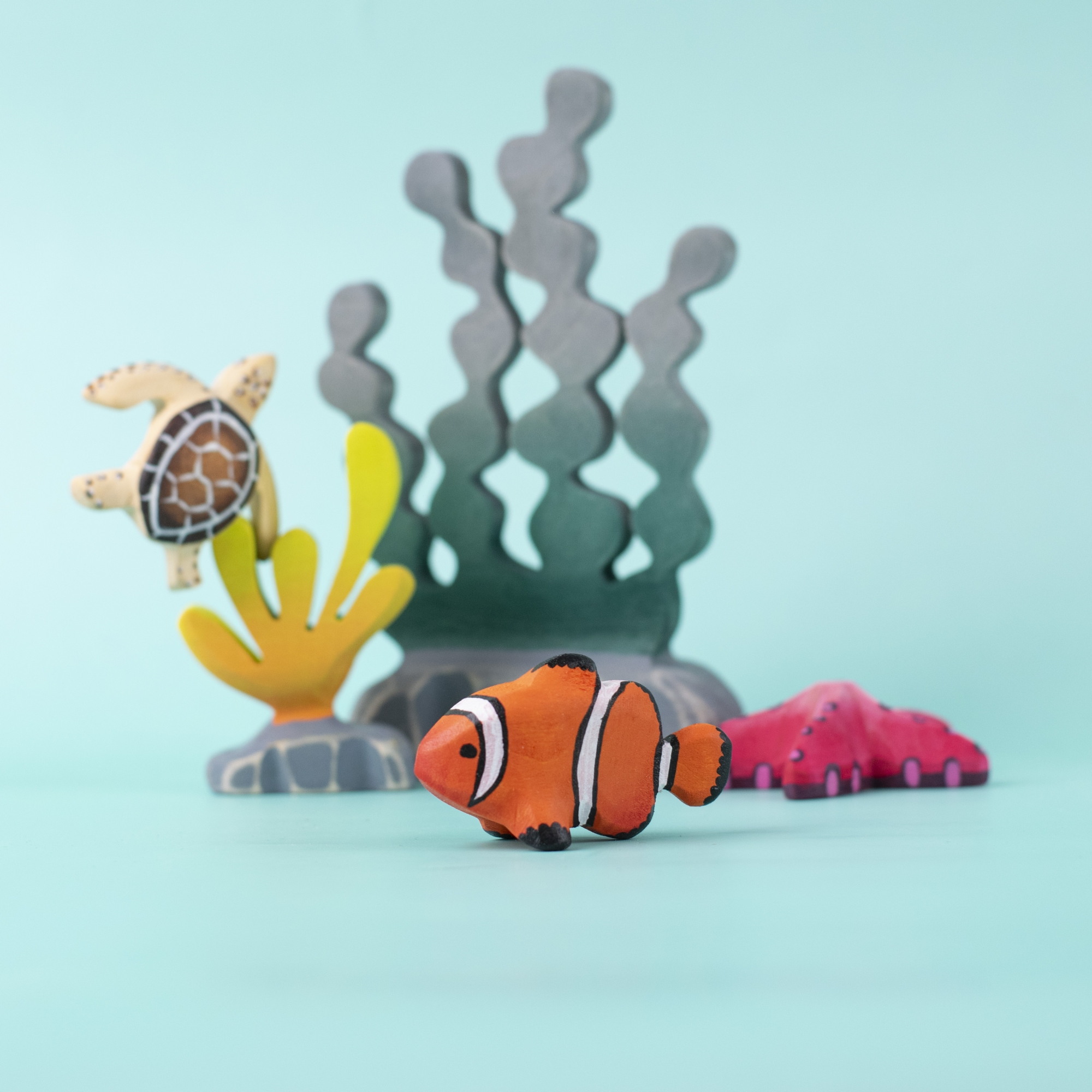 Sea Animals | Handcrafted Wooden Toys | BumbuToys