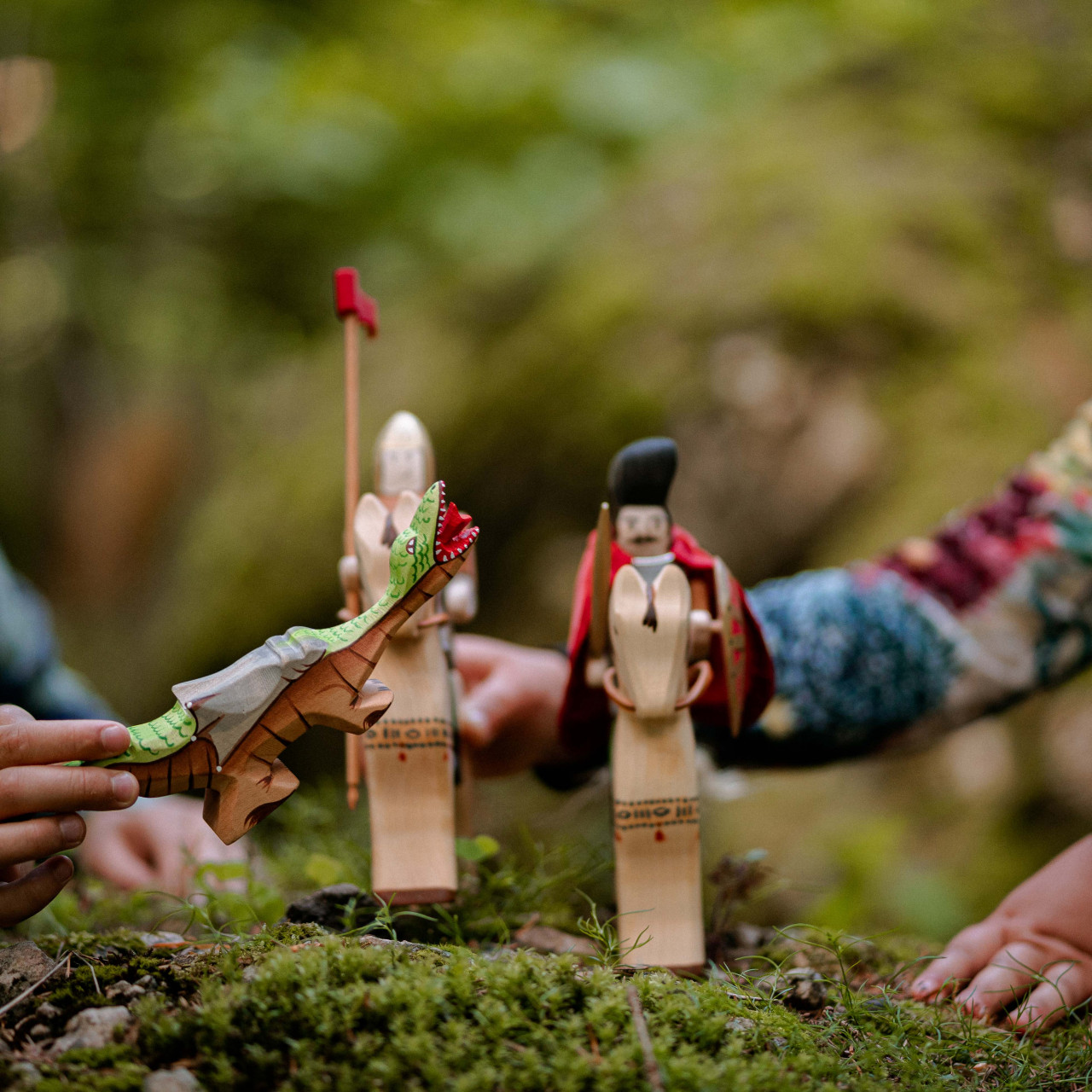 Handcrafted Wooden Dragon Toy | Spark Imagination & Play!