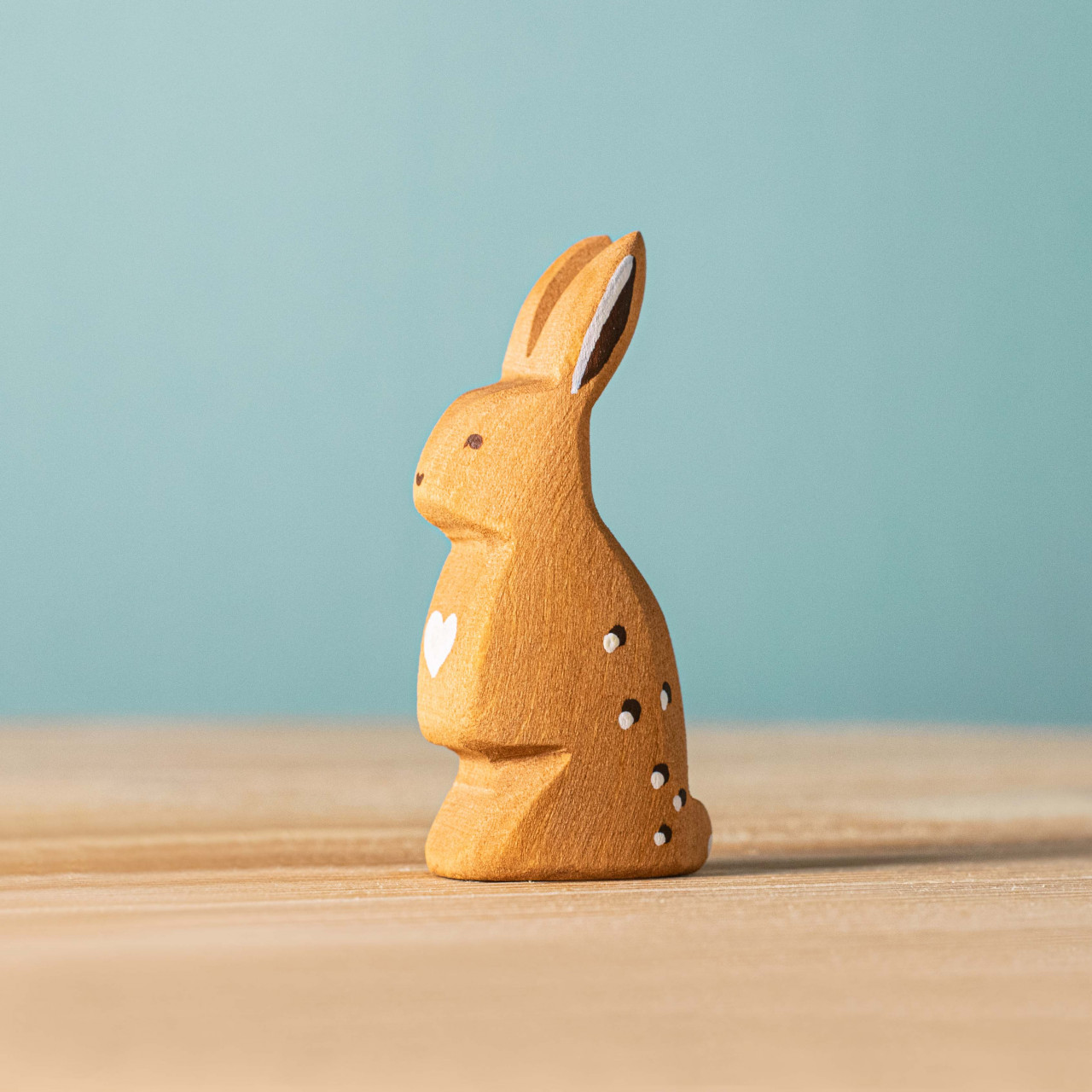 Careful Rabbit Wooden Toy | BumbuToys' Mindful Wildlife Series
