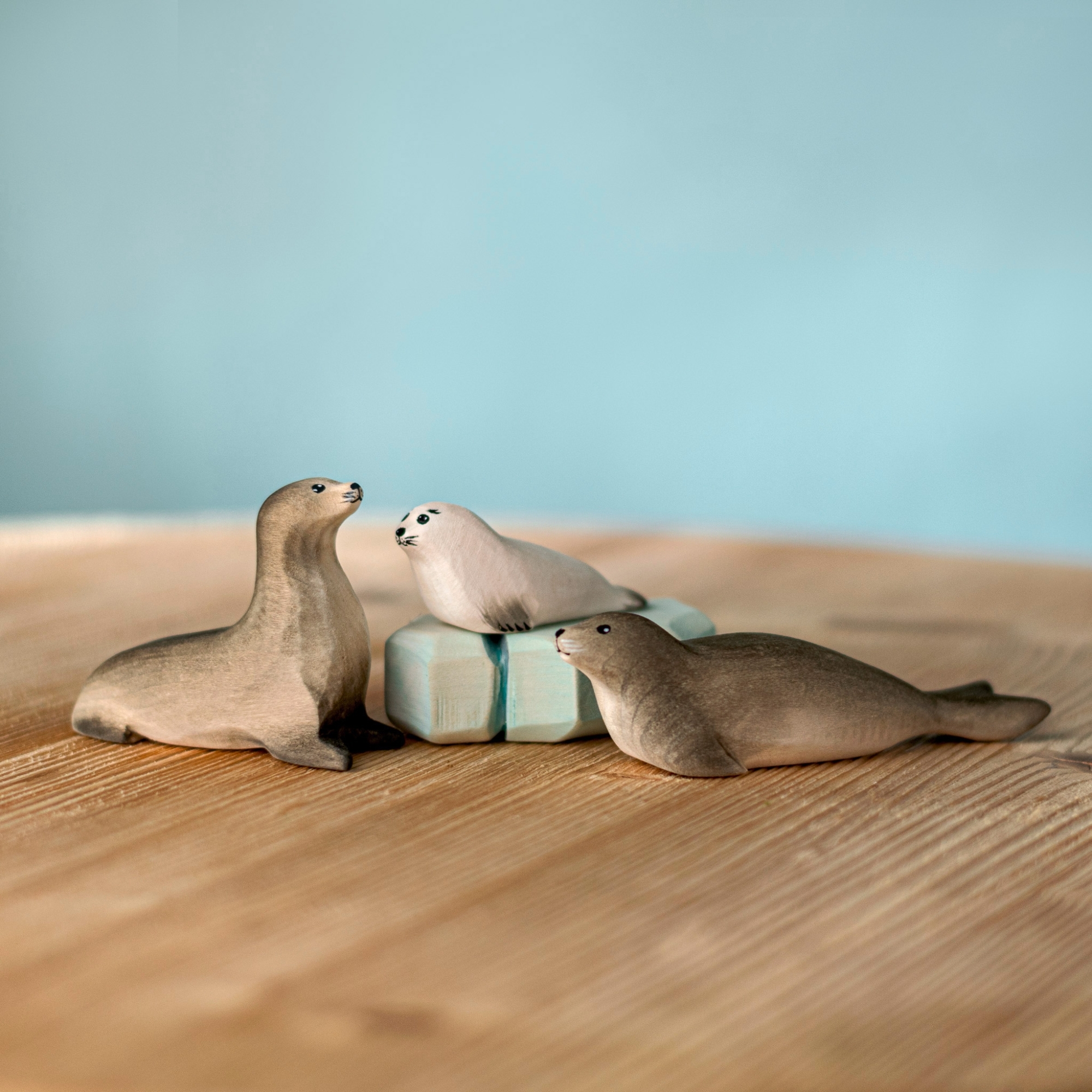 Harp Seal | Handcrafted Wooden Arctic Animal | BumbuToys