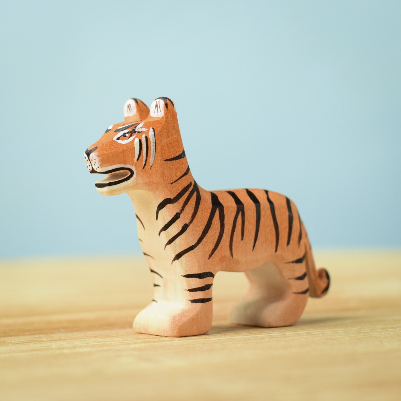 BumbuToys Tigers Set - Handcrafted & Eco-Friendly Wooden Toys