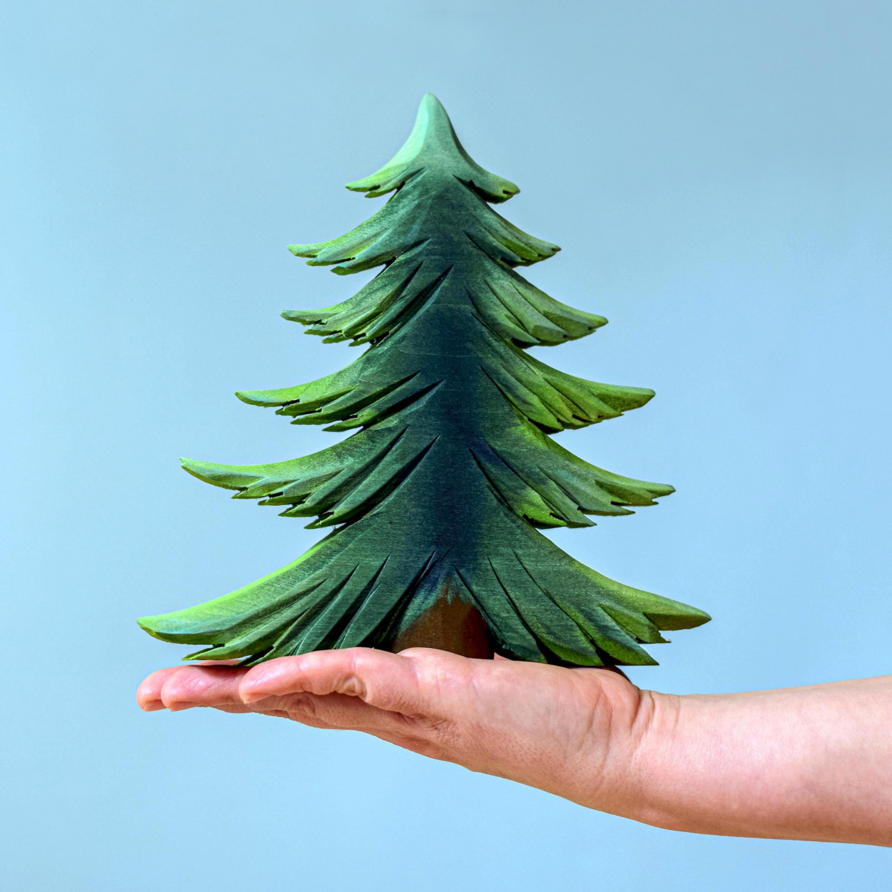 Handcrafted Large Fir Tree | Eco-Friendly Wooden Decor | BumbuToys