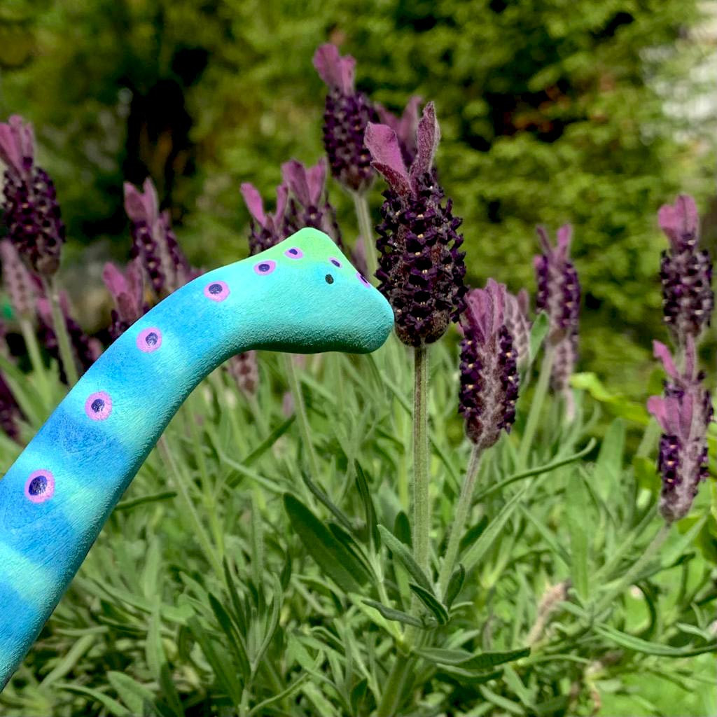 Brontosaurus Big | Majestic Wooden Dinosaur Toy | BumbuToys