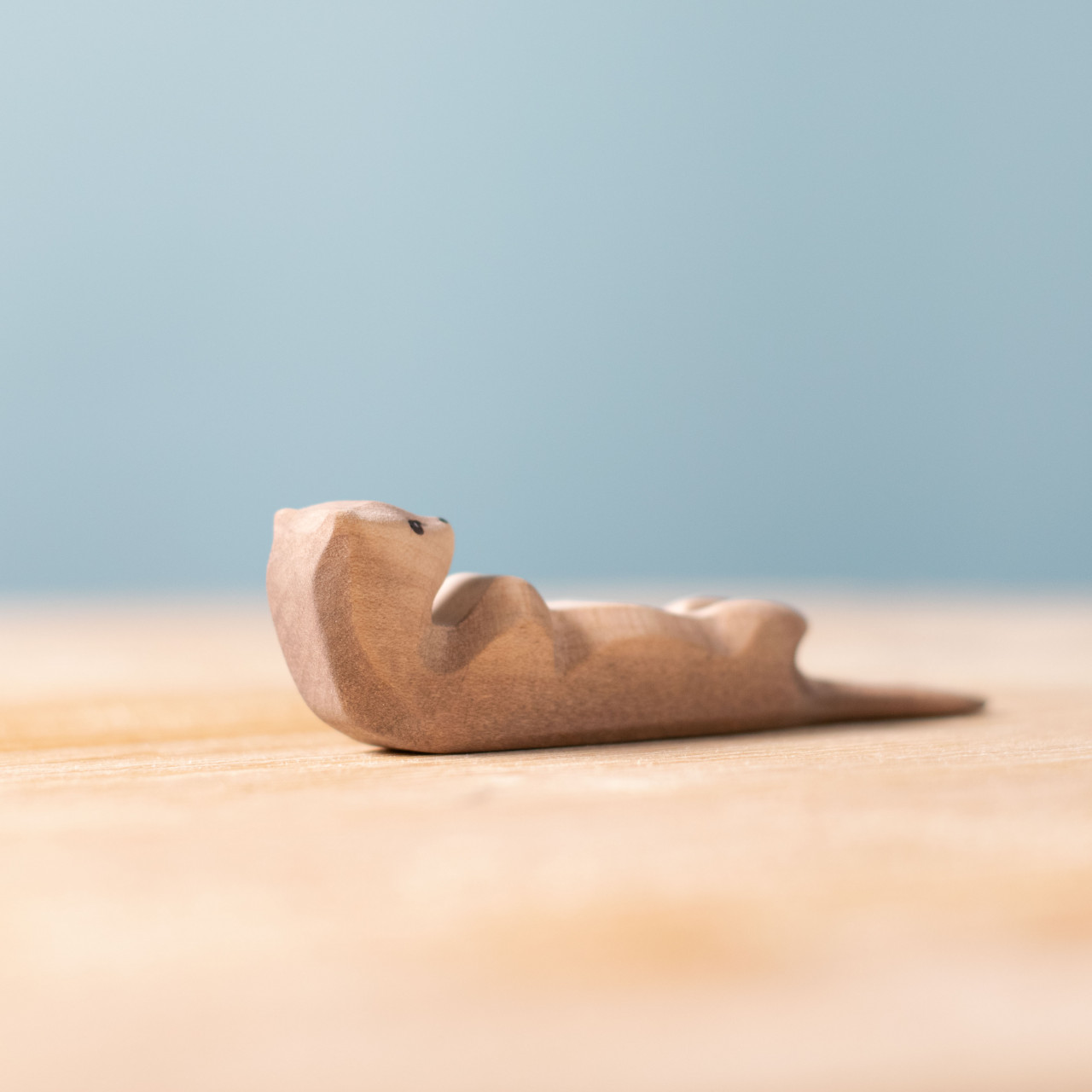 Otter Family SET - Artisanal Wooden Toys | Bumbutoys