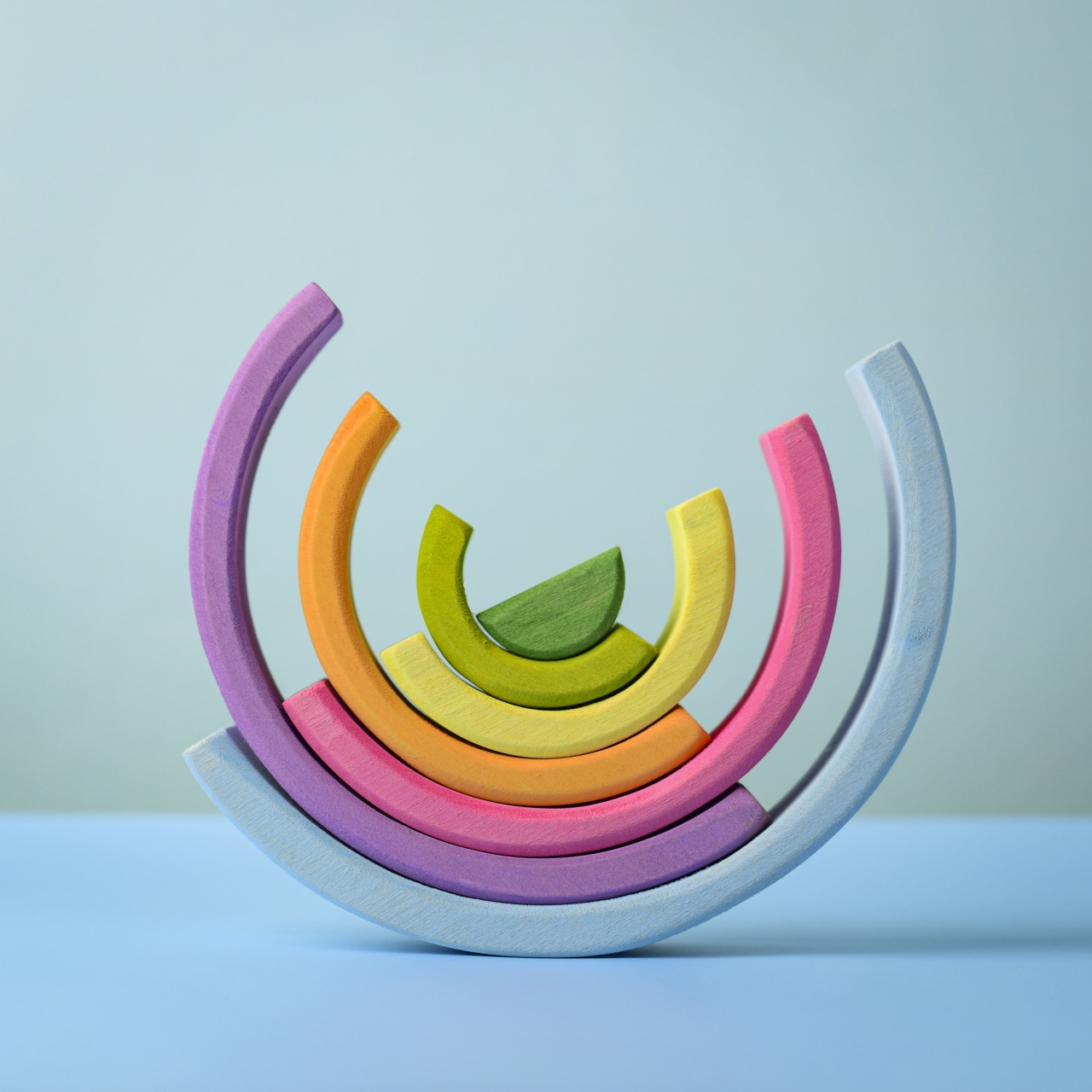 Buy Small Rainbow in Pastels - Eco-Friendly & Handmade | BumbuToys