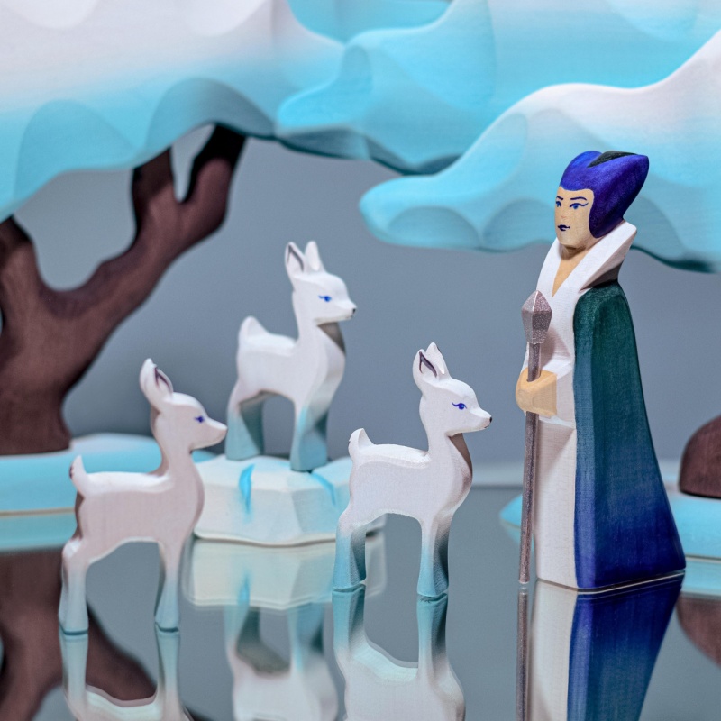 Icy Rocks Wooden Set - Explore Glacial Beauty with Bumbu Toys