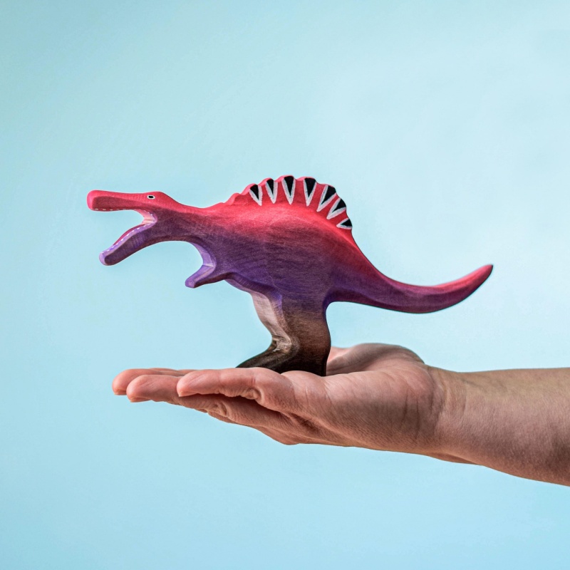 Wooden Spinosaurus Set | Handcrafted Eco-Friendly Toys | Bumbu Toys