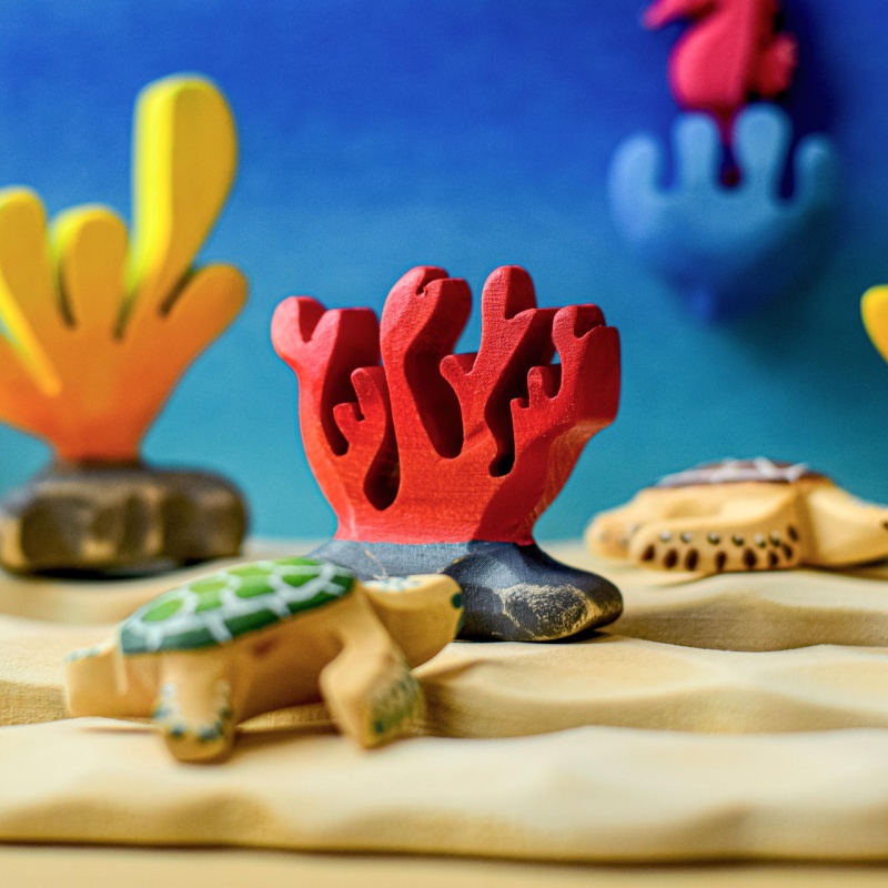 Ocean Water, Seabed, Shells Set | Eco-Friendly Wooden Toys | BumbuToys