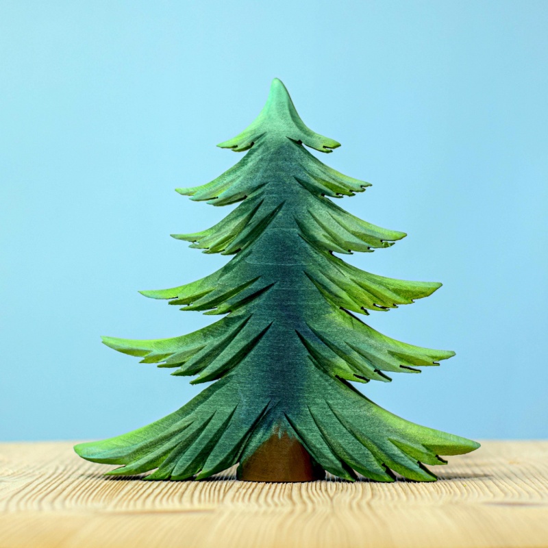 Handcrafted Large Fir Tree | Eco-Friendly Wooden Decor | BumbuToys