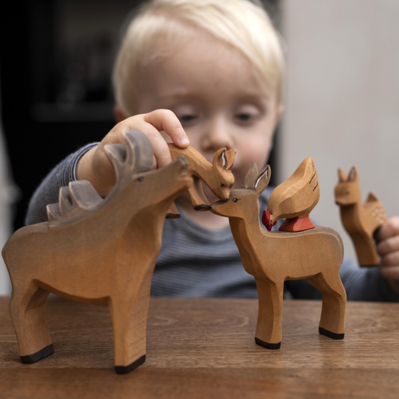 Stag Wooden Toy | Handcrafted & Sustainable | Bumbu Toys