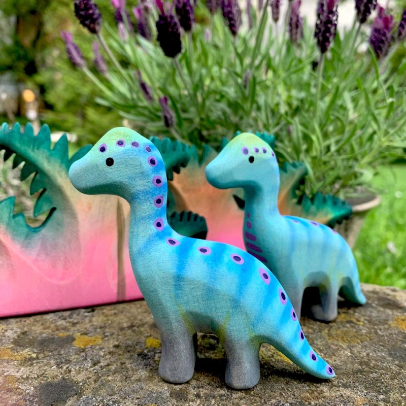 Brontosaurus Baby | Eco-Friendly Wooden Dinosaur Toy | BumbuToys