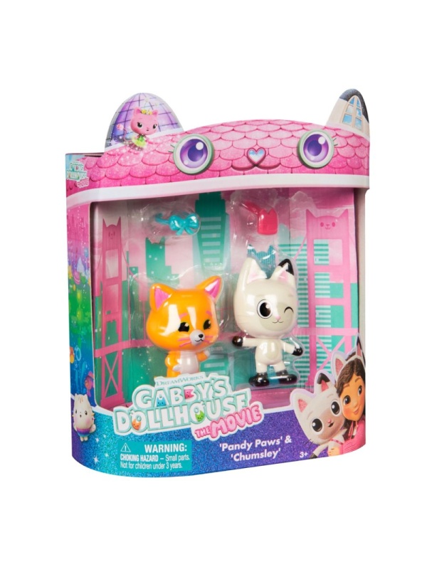 Spin Master - Gabbys Dollhouse, Pandy Paws si Chumsley