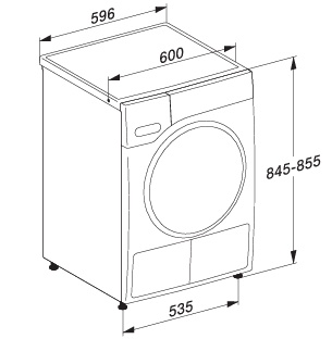 Miele TWD640WP EcoSpeed&9kg 9 kg Uscătoare