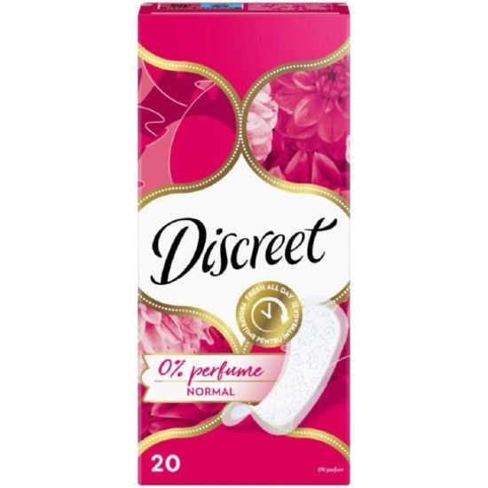 Absorbante zilnice fara parfum, Discreet Normal 20 buc