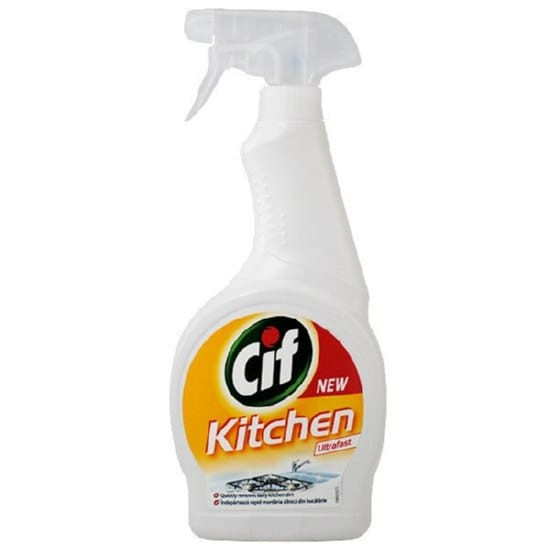 Solutie degresanta pentru bucatarie, Cif Kitchen Ultrafast pulverizator ...