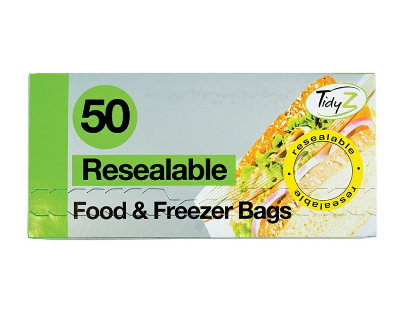Pungi resigilabile pentru congelator / sandwich Tidy Z resealable Food ...