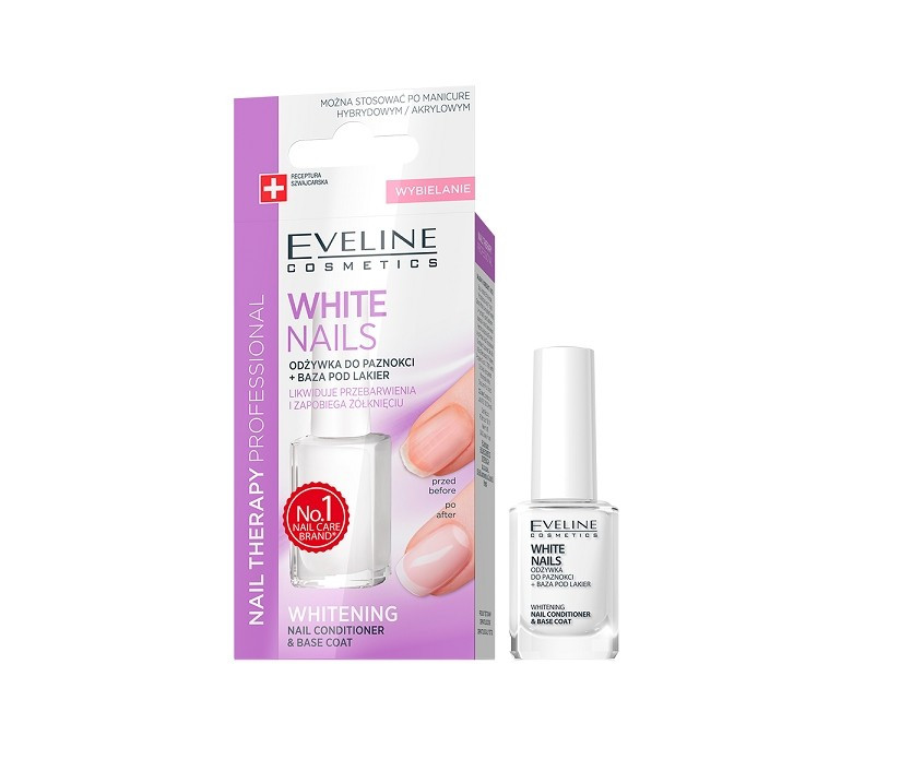Tratament profesional pentru unghii îngălbenite, 12 ml, Eveline Cosmetics