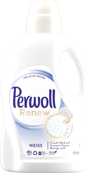 Detergent lichid pentru rufe albe Perwoll Renew White 50 spalari 2.75L