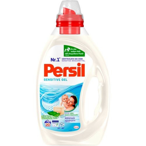 Detergent lichid, Persil Sensitive cu Aloe Vera Gel, 20 spalari 1L