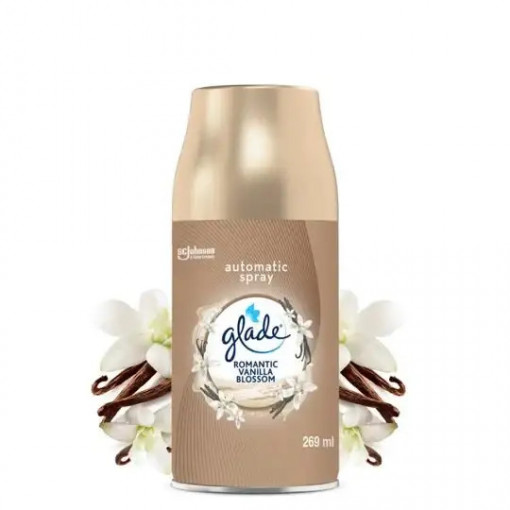 Rezerva odorizant spray automatic Glade® Romantic Vanilla Blossom® 269 ml