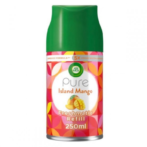 Odorizant camera Air Wick Freshmatic Pure Island Mango rezerva 250 ml