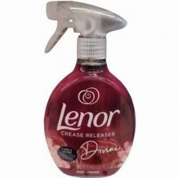 Odorizant textile spray anti-sifonare Lenor Divine Ruby Jasmine 500 ml