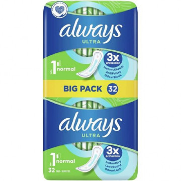 Absorbante intime nr.1 Normal Always Ultra 32 buc
