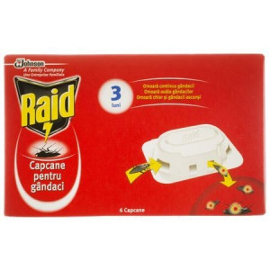 Capcane pentru gandaci Raid, 6 capcane