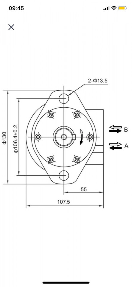 Hidromotor OMR 50 Danfoss