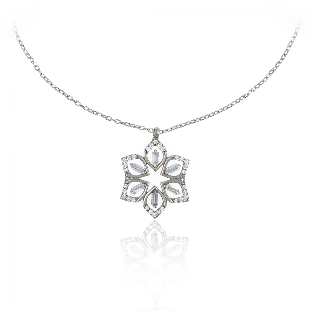 Colier din argint 925 - Snow Flake