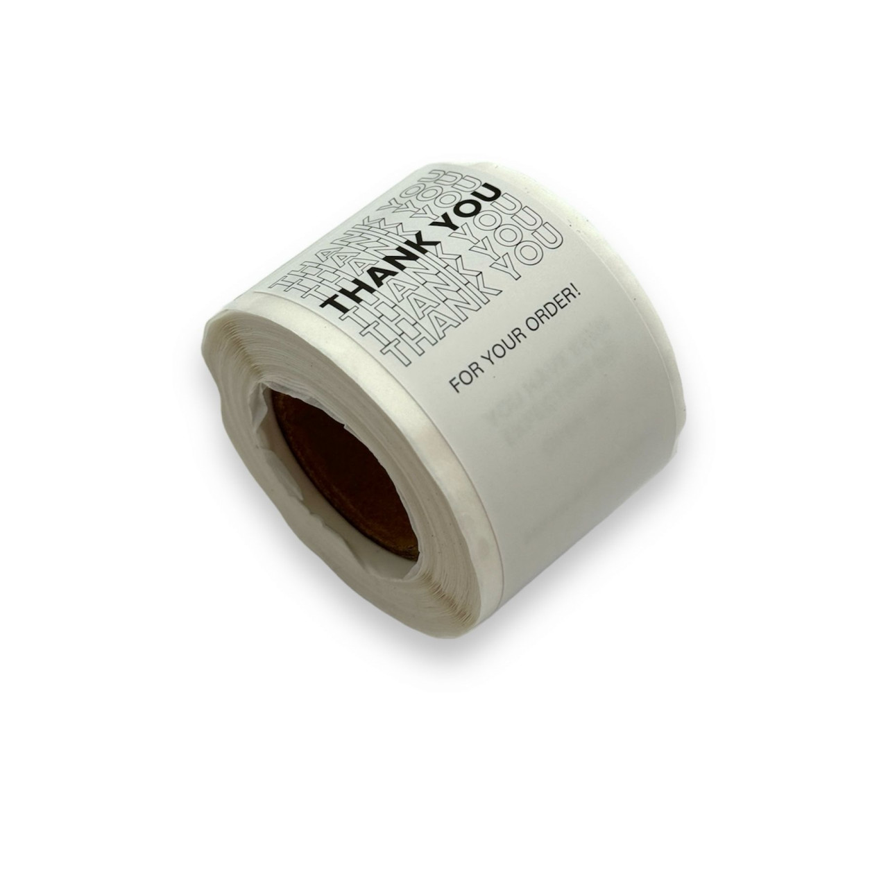 Rola 100 stickere pentru sigilare cutii/colete - Thank You for your order