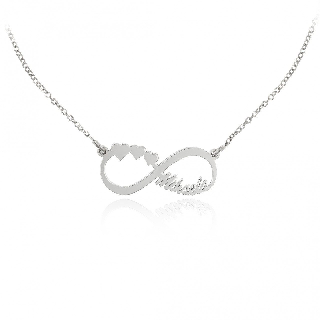 Colier Trio din argint 925 personalizat cu nume