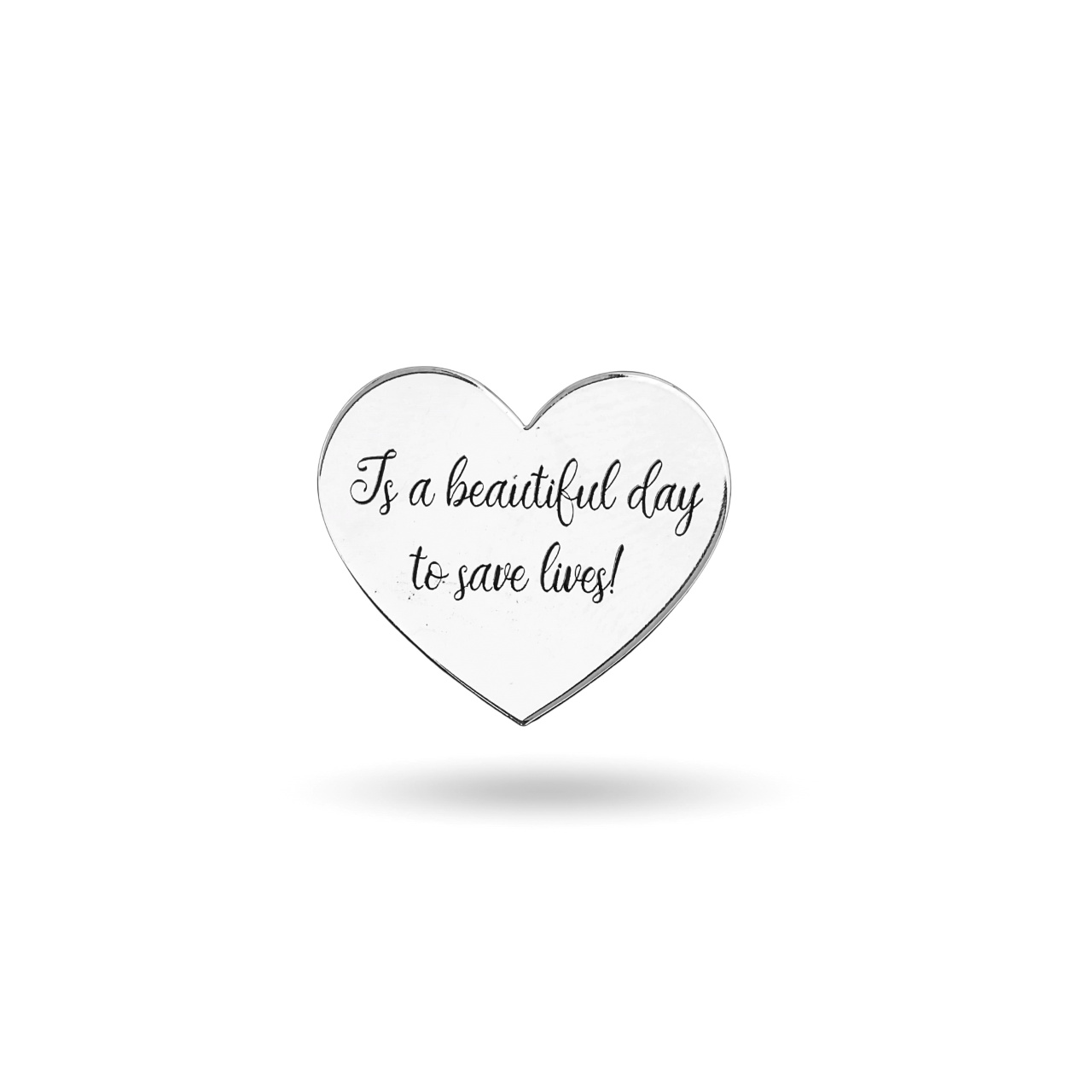 Pin Personalizat din Argint 925 - Fulg de Nea