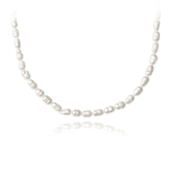 Colier Simply Excentric din argint 925 și perle de cultură