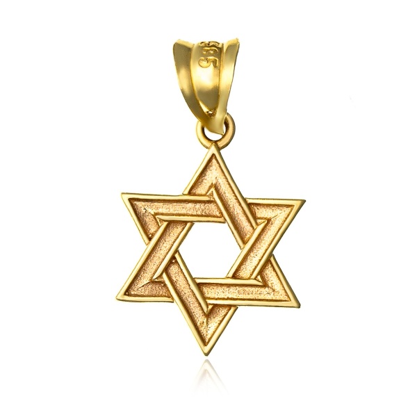 Pandantiv din Aur 14K- Steaua lui David 0.76g