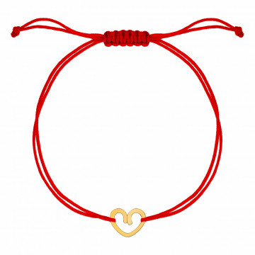 Brățară Affection Inimioara cu Copilași din aur 14K