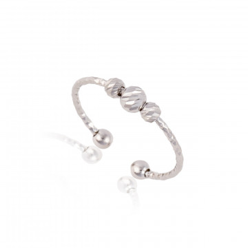 Inel reglabil cu bilute din argint 925 1g