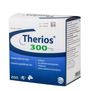 Therios 300 mg – Tratament antibiotic pentru infectii la caini
