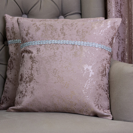 Set 2 perne decorative cu fata detasabila, Hiko IMPERIAL SHADOW roz ...